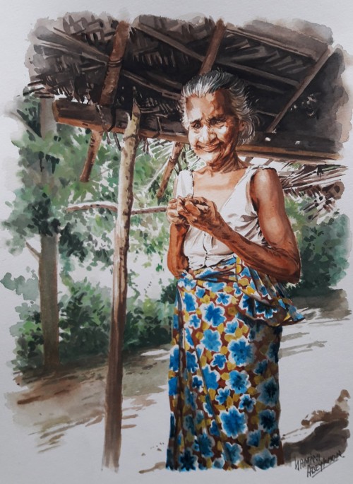 Achchi Amma - Sri Lankan Art Gallery