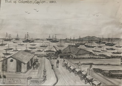 Old Colombo Port - Sri Lankan Art Gallery