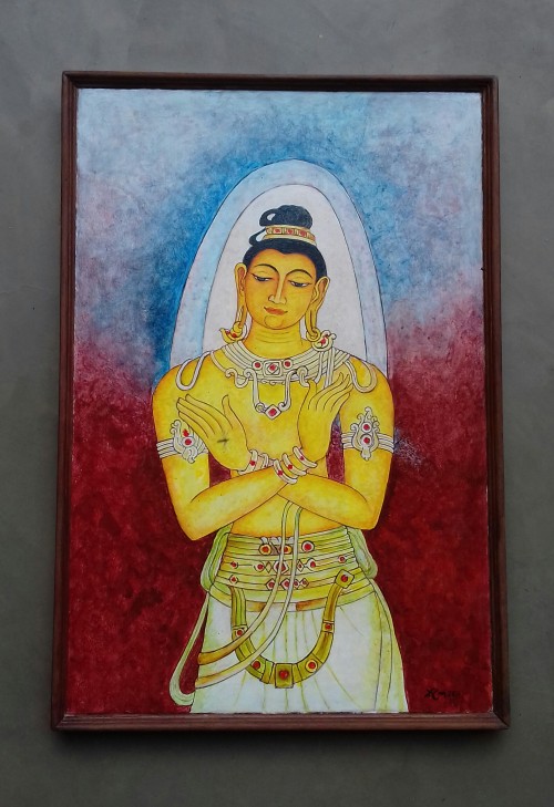 Bellanvila Temple Mural - Sri Lankan Art Gallery